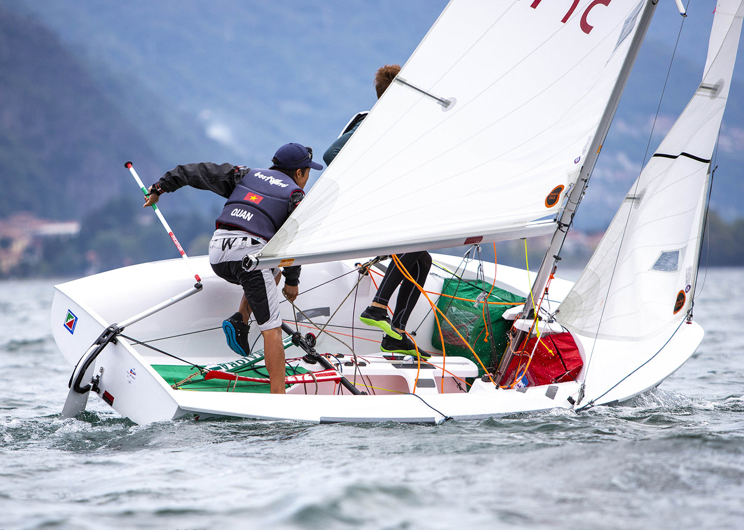 Lami Red sailing gear