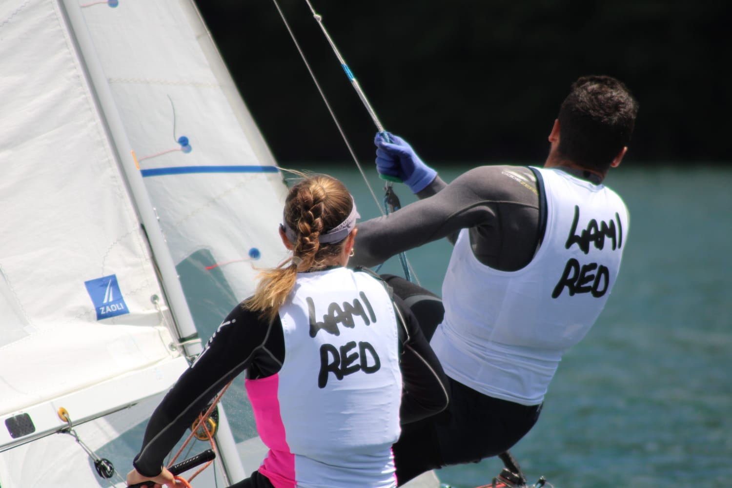 Lami Red sailing equipment